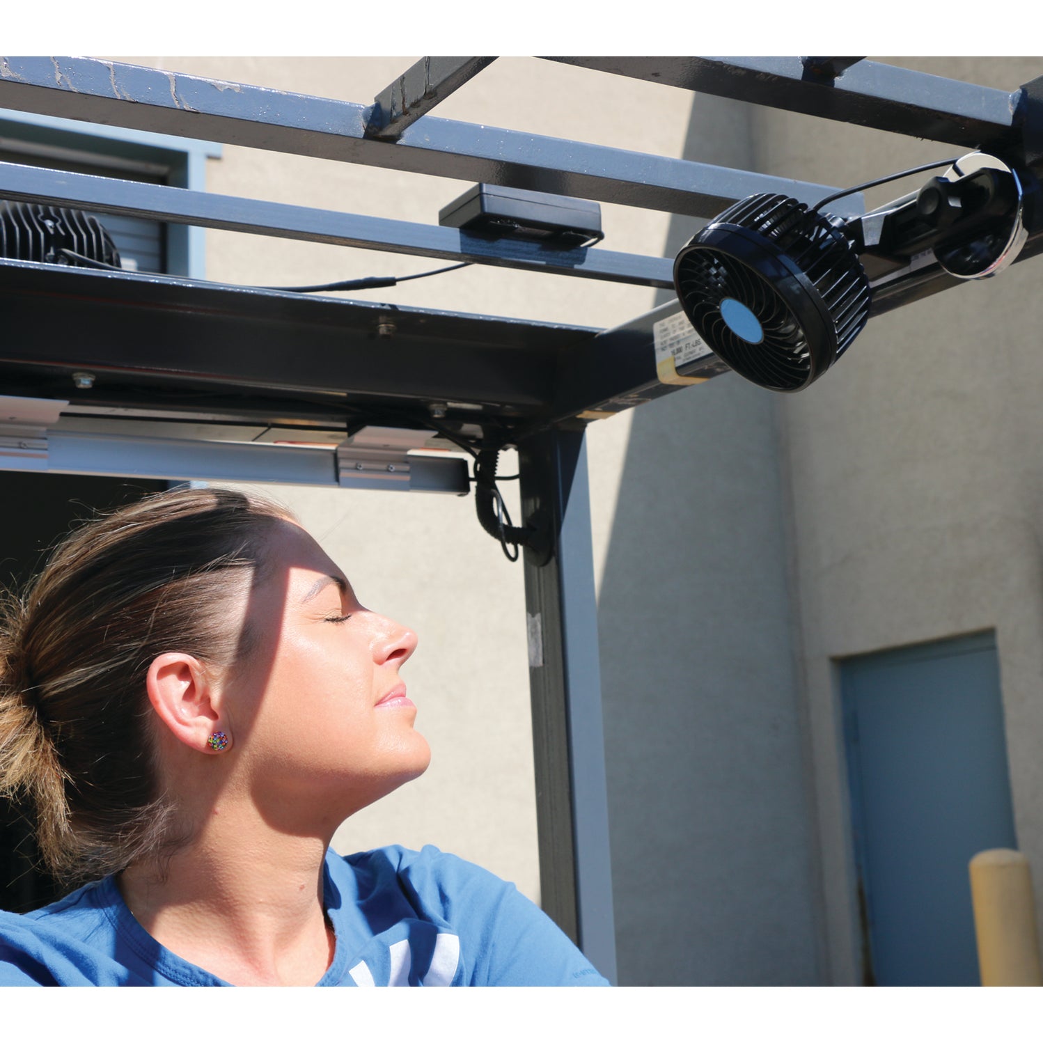 Forklift Operator Fan with Magnetic Mount