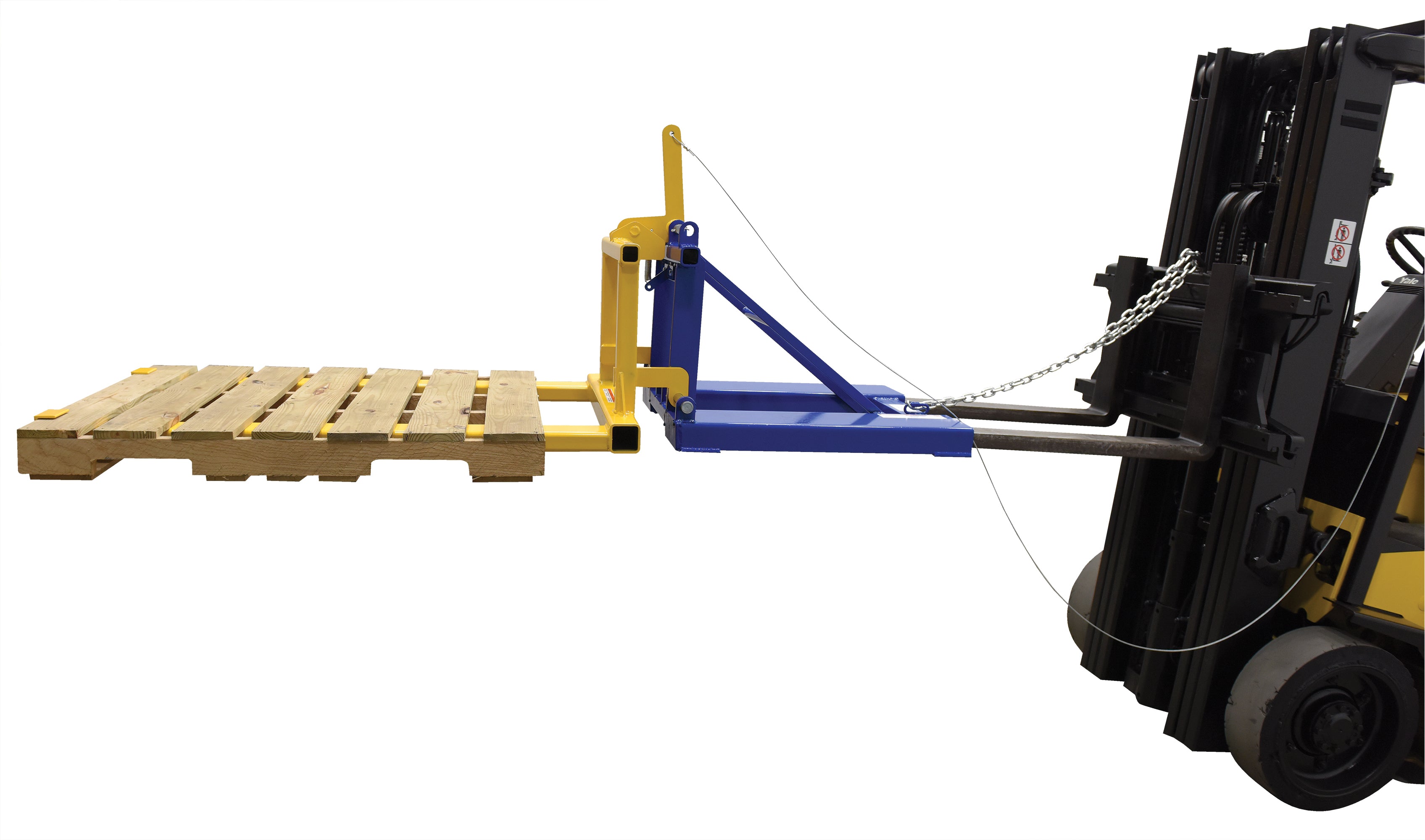 Pallet Dumper Retainer Attachment